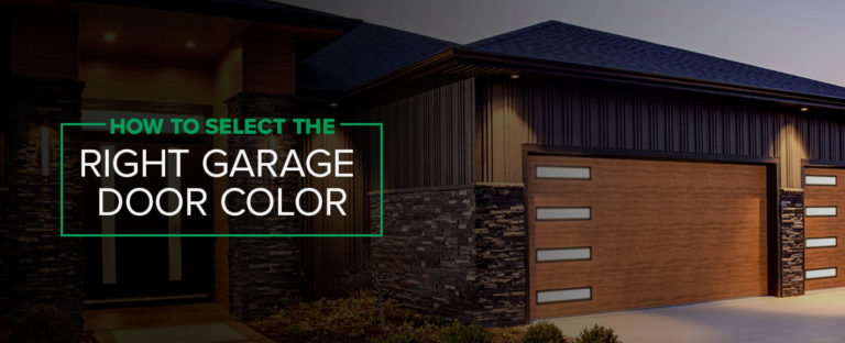 How to Select the Right Garage Door Color | Olympic Garage